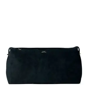 TOTEME Logo Lettering Clutch Bag - Black