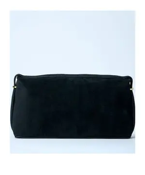 TOTEME Logo Lettering Clutch Bag - Black