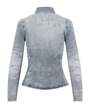 DIESEL® Distressed Honeycomb Denim Shirt