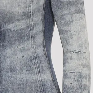 DIESEL® Distressed Honeycomb Denim Shirt