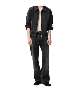 AMI Paris Zip-up Denim Jacket
