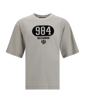 Dolce & Gabbana Dolce Gabbana Logo Printed Crewneck T-shirt