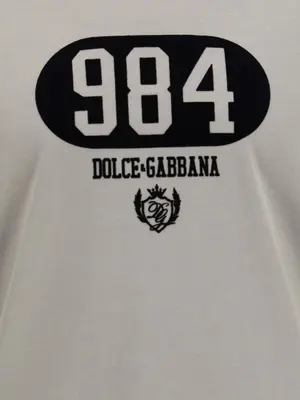 Dolce & Gabbana Dolce Gabbana Logo Printed Crewneck T-shirt