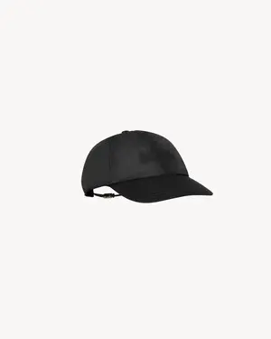 Saint Laurent Embroidered Baseball Cap - Black