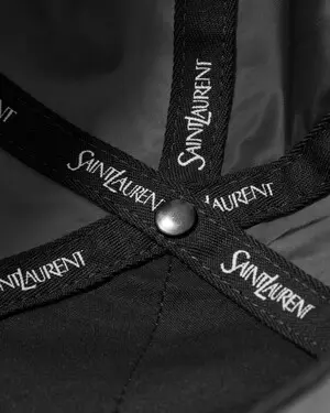 Saint Laurent Embroidered Baseball Cap - Black