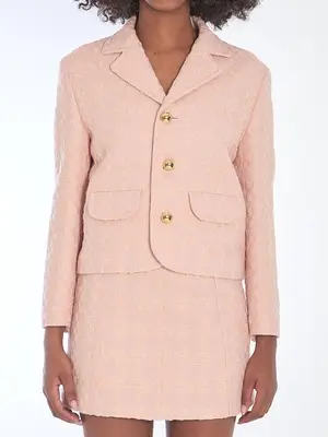 Celine Garance Jacket In Wool Natt