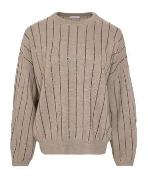 Brunello Cucinelli Sequined Knit Jumper