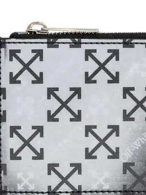 Off-White Arrow Print Zip Wallet