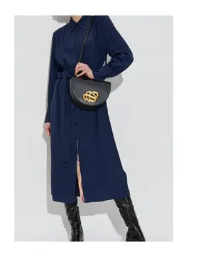 Paul Smith Belted Shirt Dress - Navy Blue