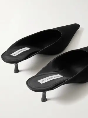 Victoria Beckham Sloan Mules - Black