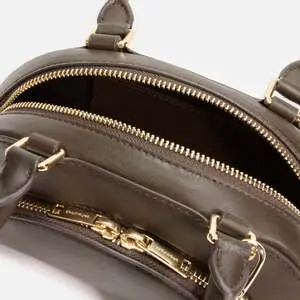 SELF-PORTRAIT Leather Mini Shoulder Bag - Brown
