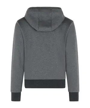 Thom Browne Zip-up Hoodie With Signature Name Tag