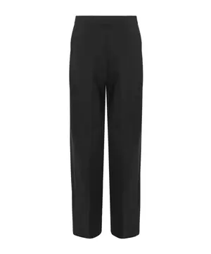 Max Mara Orche High Waist Straight-leg Trousers - Black