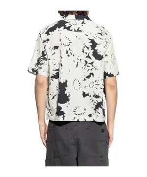 ALLSAINTS Girona Printed Short-sleeve Shirt - White