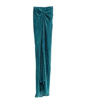 Dries Van Noten Pleated Polka Dot Midi Skirt