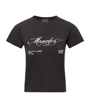 Moncler Embroidered Logo Crewneck T-shirt