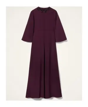 La DoubleJ Sorella Bell-sleeve Maxi Dress - Red
