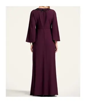 La DoubleJ Sorella Bell-sleeve Maxi Dress - Red
