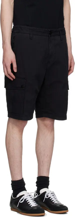 Stone Island Compass Patch Bermuda Shorts