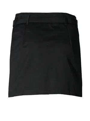 MARINE SERRE Mini Skirt With Buckle Detail