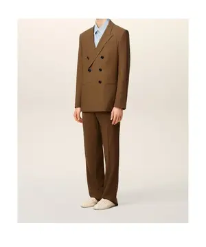 Ami Double-breasted Blazer - Hazelnut
