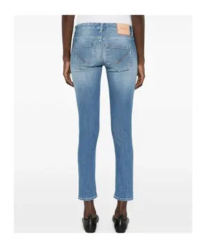 DONDUP Slim Cuffed Jeans - Blue