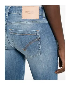 DONDUP Slim Cuffed Jeans - Blue