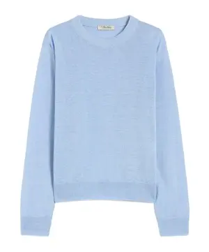 Max Mara Fervore Long Sleeve Sweater - Sky