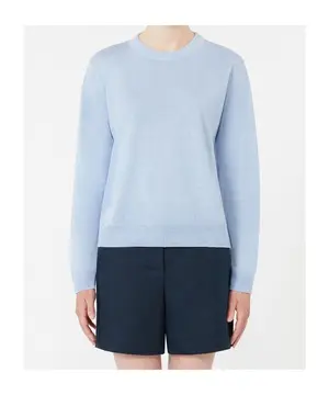 Max Mara Fervore Long Sleeve Sweater - Sky
