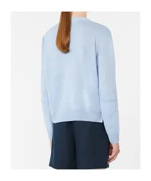 Max Mara Fervore Long Sleeve Sweater - Sky