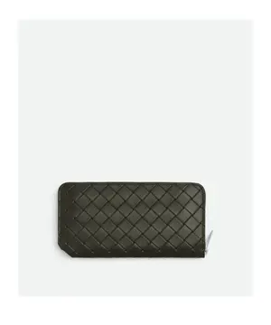 Bottega Veneta Zip-around Quilted Wallet