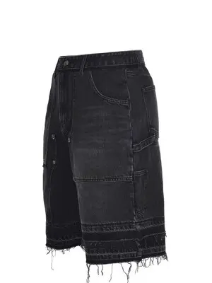 Andersson Bell Raw Edge Denim Shorts