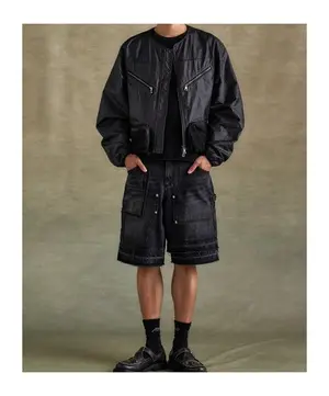 Andersson Bell Raw Edge Denim Shorts