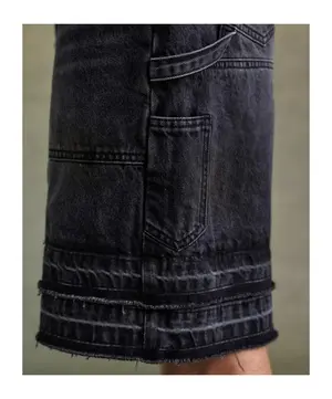 Andersson Bell Raw Edge Denim Shorts