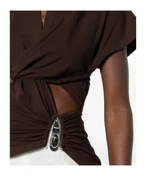 Christopher Esber Asymmetrical Knot Detail Top