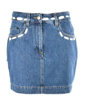 Moschino Denim Hip Skirt