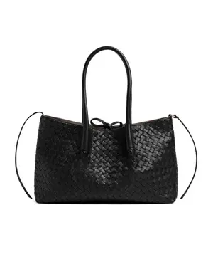 Bottega Veneta Bottega Veneta Pinacoteca Tote Bag Black/sugar