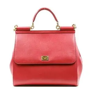 Dolce & Gabbana Logo Detail Handbag - Red