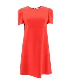 Alexander McQueen A-line Mini Dress With Pleated Details