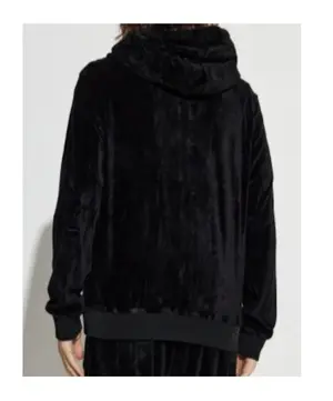 Versace Zip-up Drawstring Hoodie With Graphic Print