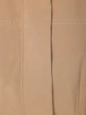 Moncler High-neck Drawstring Jacket - Light Brown