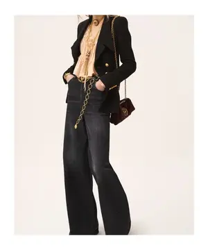 Chloé Double-breasted Textured Blazer
