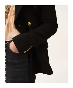 Chloé Double-breasted Textured Blazer