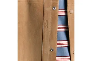 Dior Suede Collared Button-up Jacket - Brown