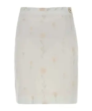 VIVIENNE WESTWOOD Floral Embroidered A-line Mini Skirt