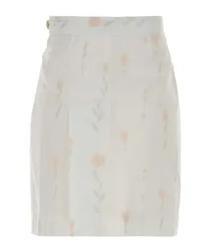 VIVIENNE WESTWOOD Floral Embroidered A-line Mini Skirt
