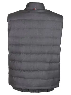 Thom Browne Down-filled Ski Vest - Medium Gray