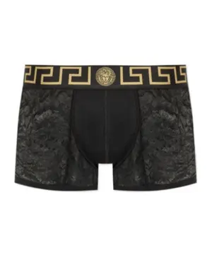 Versace Greca-border Laced Boxers