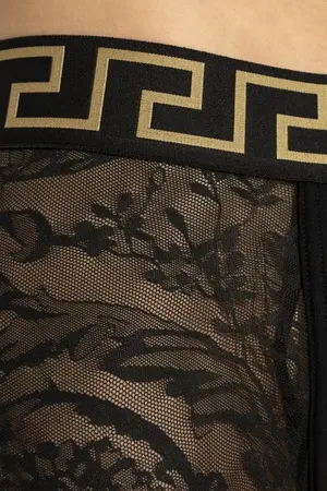 Versace Greca-border Laced Boxers