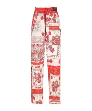 Isabel Marant Étoile All-over Graphic Drawstring Trousers
